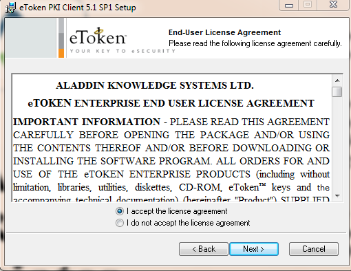 How to Install Aladin USB Token Driver