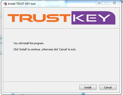 How to Install Trust Key Token Driver
