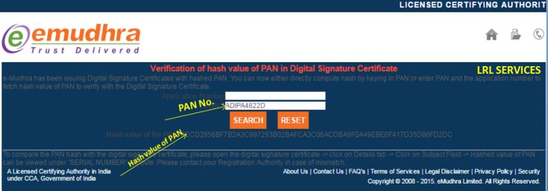 Please upload valid PAN Hash Digital Signature Certificate
