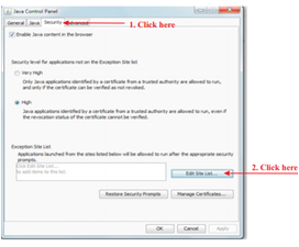 When user click on Select Certificate
